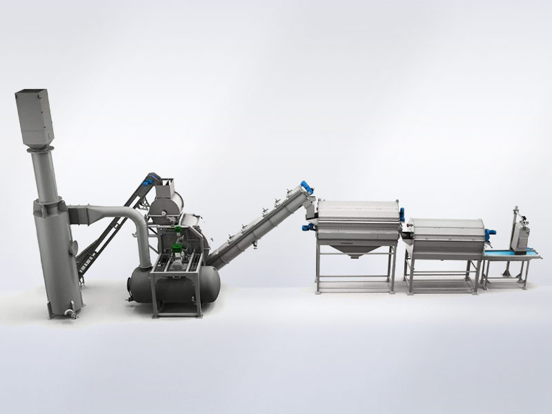 Intelligent automatic flash peeling machine Steam peeling machine ...